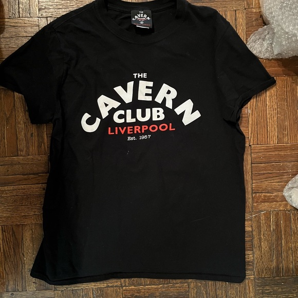 Tops | The Cavern Club Liverpool Black Cotton T Shirt Beatles Played ...